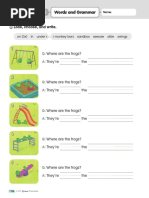 Let's Go 1 Test (Units 5-8) | PDF | Language Arts & Discipline