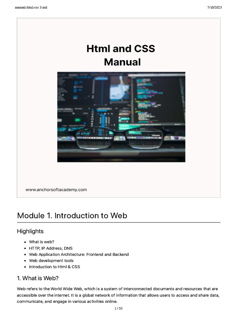 Manual-Html-Css 3 | PDF