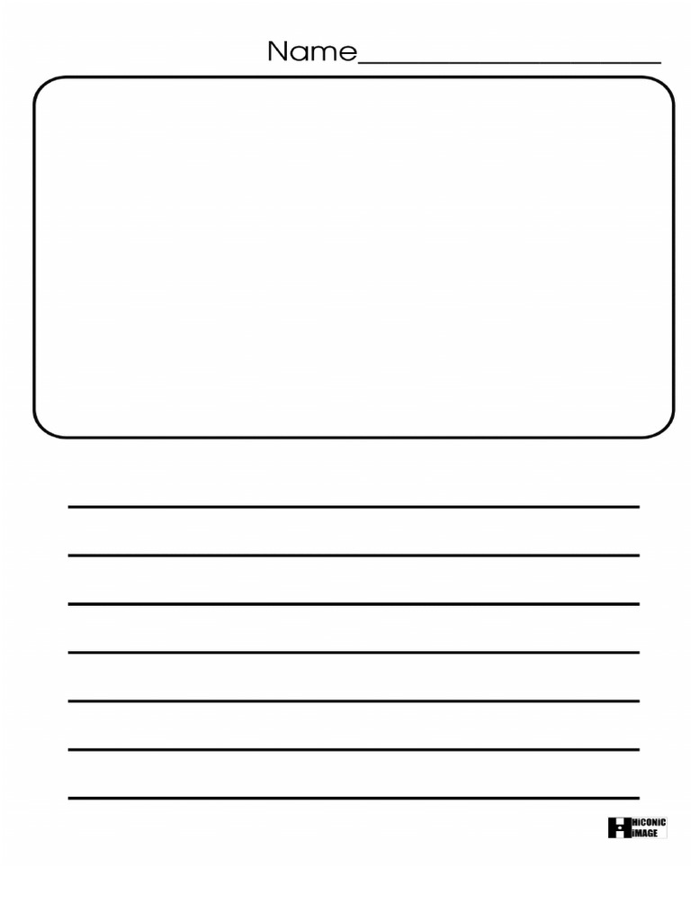 Worksheet For Drawing and Writing | PDF