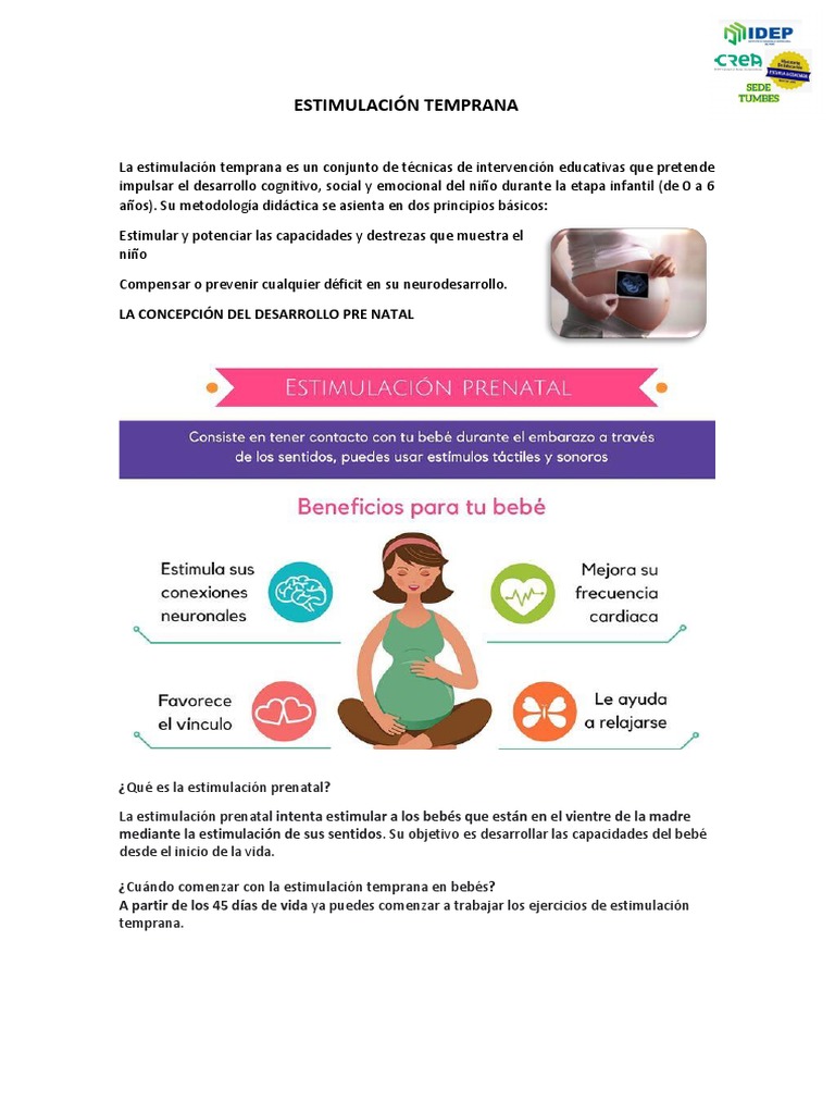Estimulación Temprana | PDF