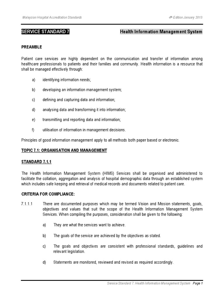 S07-HIMS-Jan 2013 | PDF | Medical Record | Health Informatics