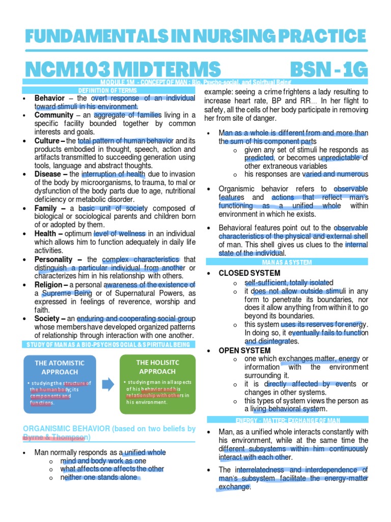 1m Concept of Man | PDF