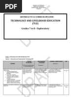 MATATAG Curriculum TLE 7 10 | PDF | Agriculture | Aquaculture