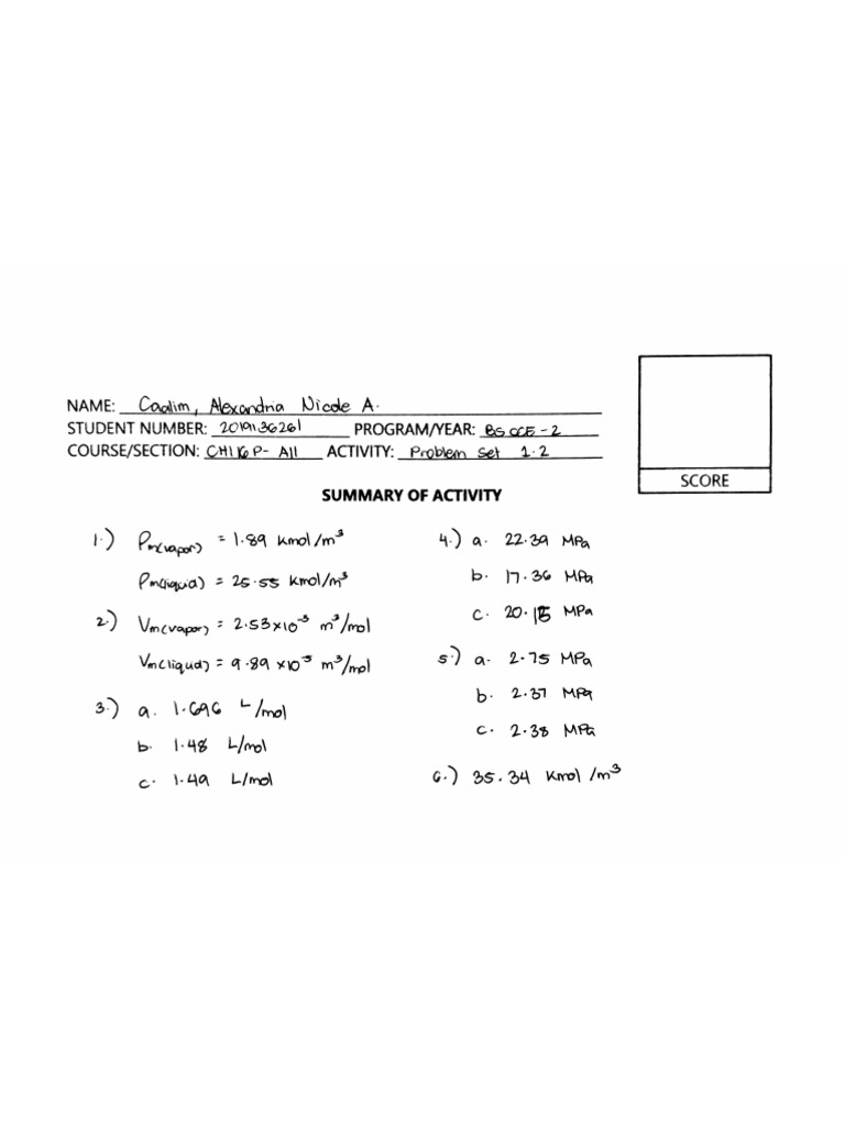 Caalim - Problem Set 1.2 | PDF