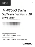 Casio Cheat Sheet | PDF | Equations | Function (Mathematics)