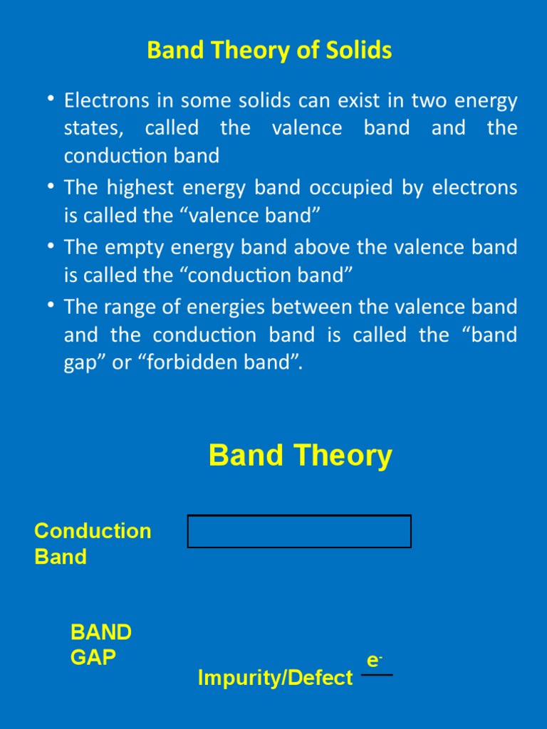 Band Theory | PDF | Science & Mathematics
