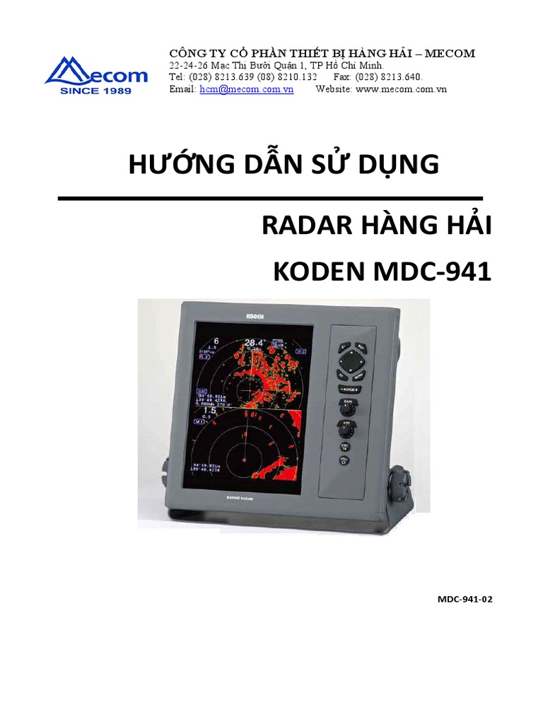 HDSD MDC 941 | PDF