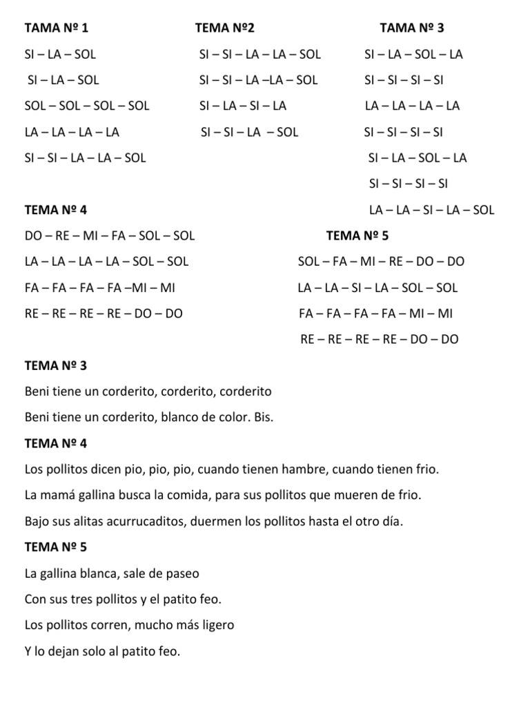 Ejercicios para Flauta Dulce 1 | PDF | Artes del Lenguaje y Comunicación
