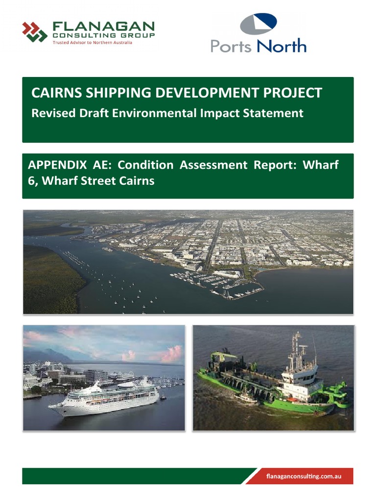 Wharf 6 Condition Assessment Report | PDF | Concrete | Deep Foundation