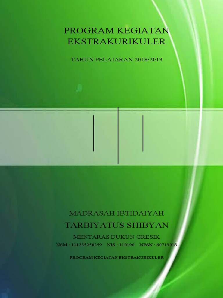 Program Ekstrakurikuler 20182019 | PDF