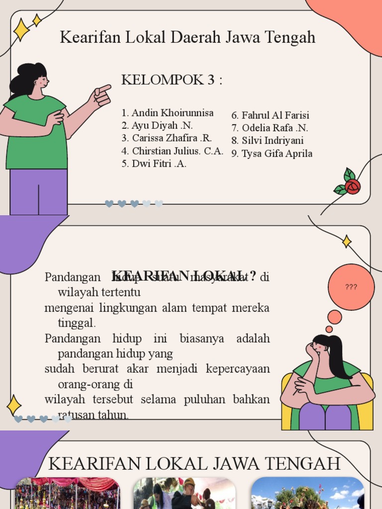 Ppt. Kearifan Lokal (Kel 3) | PDF