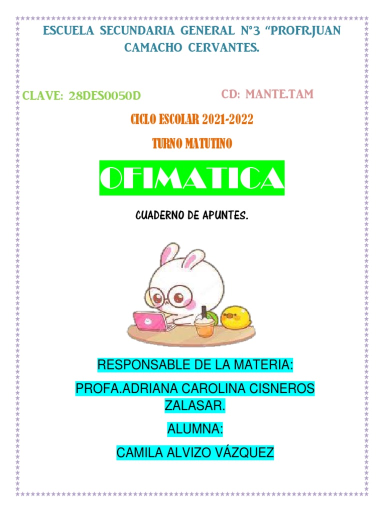 portada ofimatica | PDF