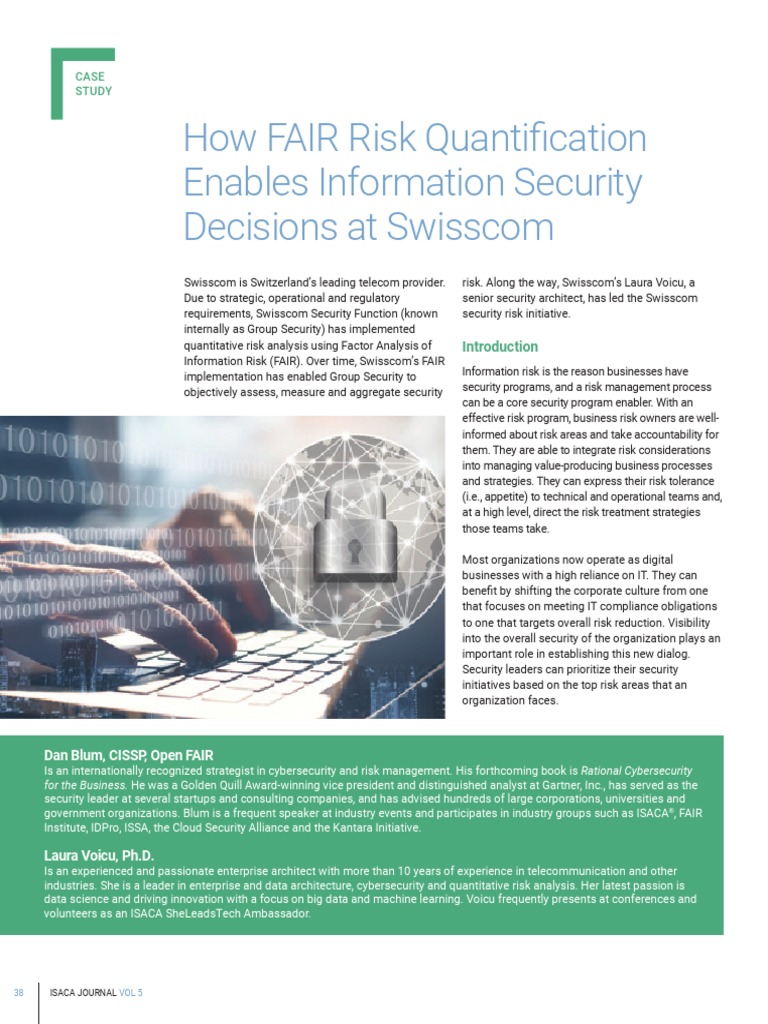 How FAIR Risk Quantification Enables Information Security Decisions at ...