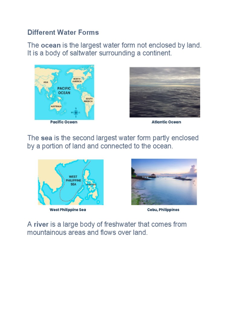 Different Water Forms | PDF