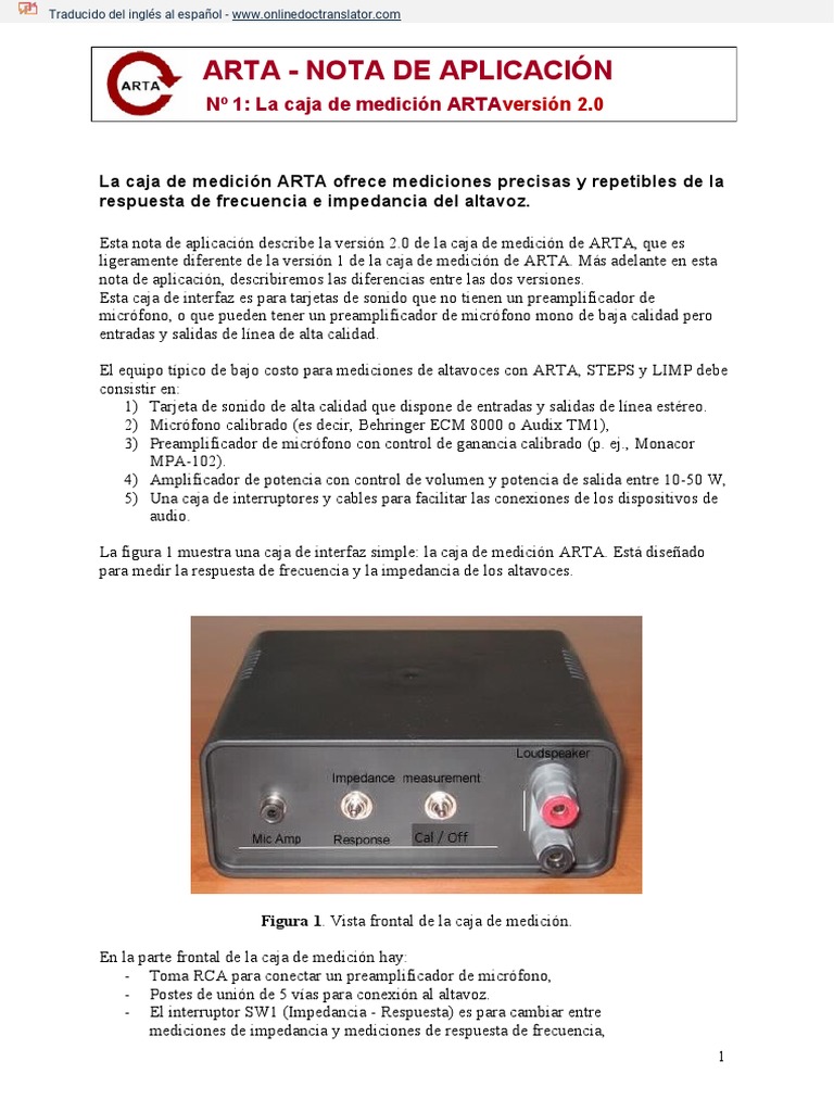 AN1 MeasuringBox Ver2 Rev2Eng - En.es | PDF | Tecnología