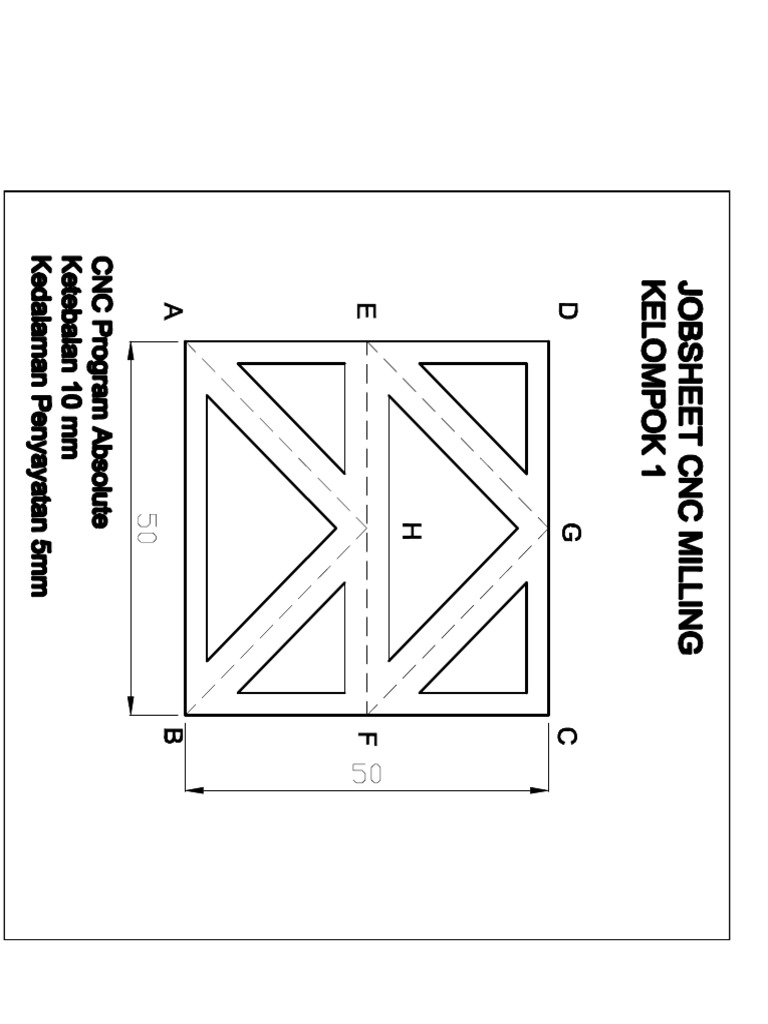 Jobsheet Cnc Kel 1 | PDF