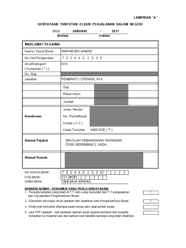 Lampiran A TNT | PDF