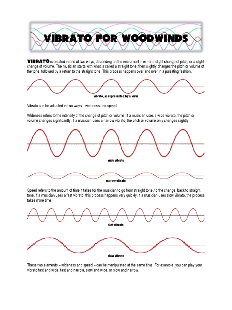 Oboe Vibrato Exercises | PDF