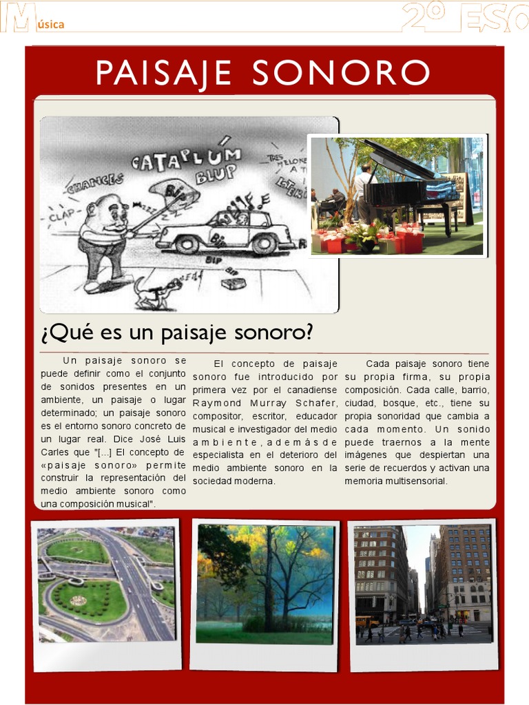 Recurso 3 Dossier Paisajes Sonoros y Objetos Sonoros | PDF