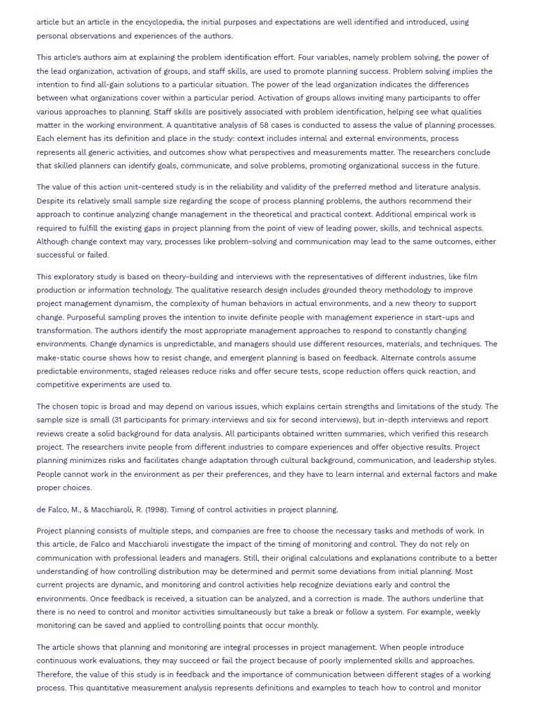Enhancing Project Planning Success | PDF | Lidar | Project Management