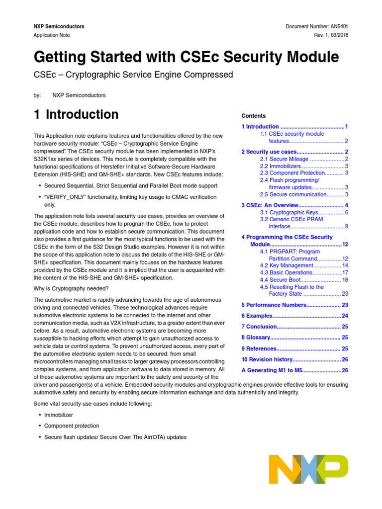AN5401 | PDF | Encryption | Computer Memory