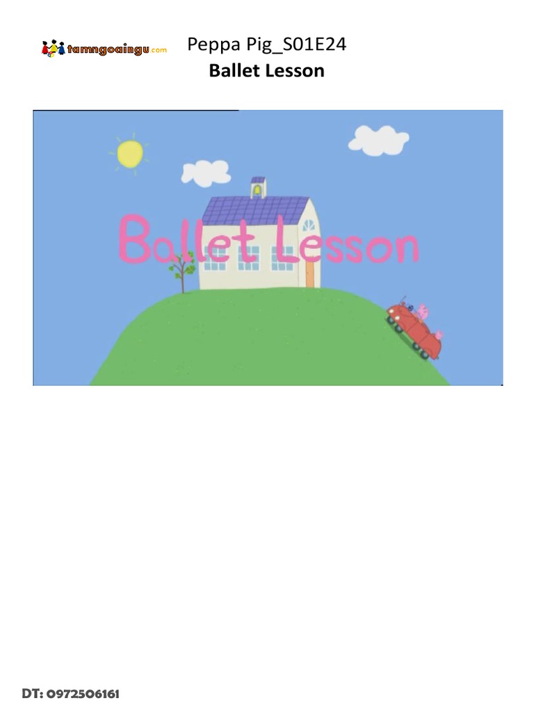 Peppa Pig S01E24 Ballet Lesson | PDF