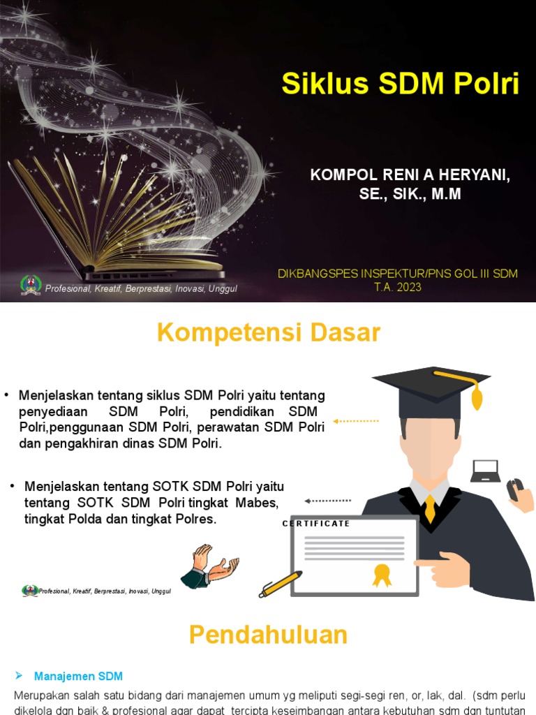 Siklus SDM Polri | PDF