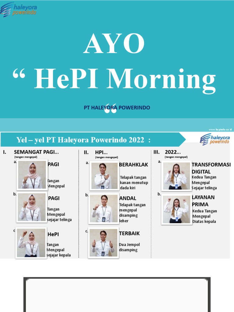 SOP HePI Morning PT HPI 2022 Edit | PDF