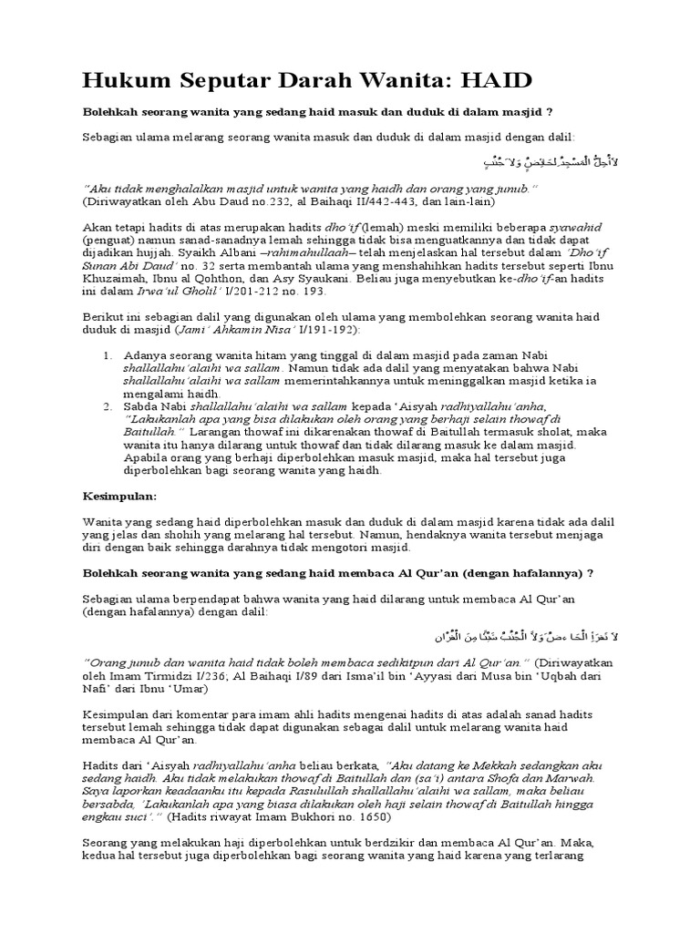 Materi Keputrian Bu Ana | PDF