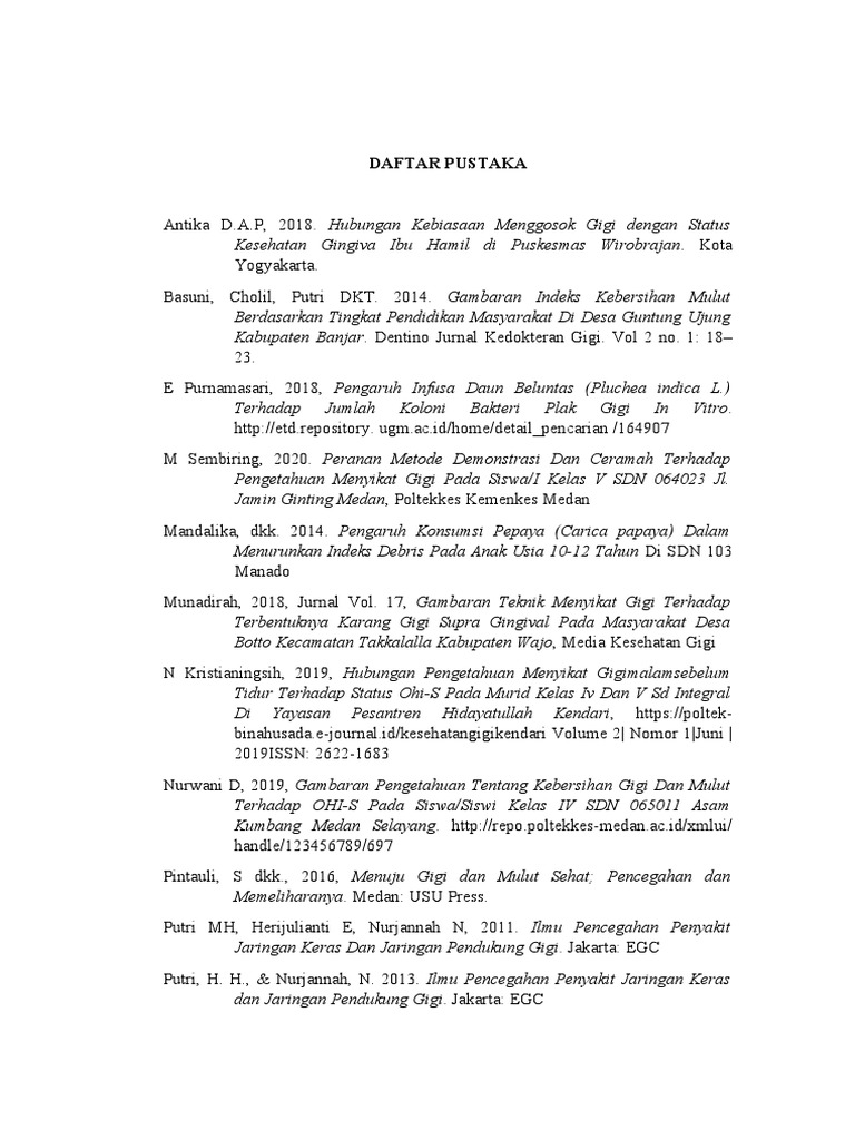 Dapus Benar | PDF | Ilmu Sosial