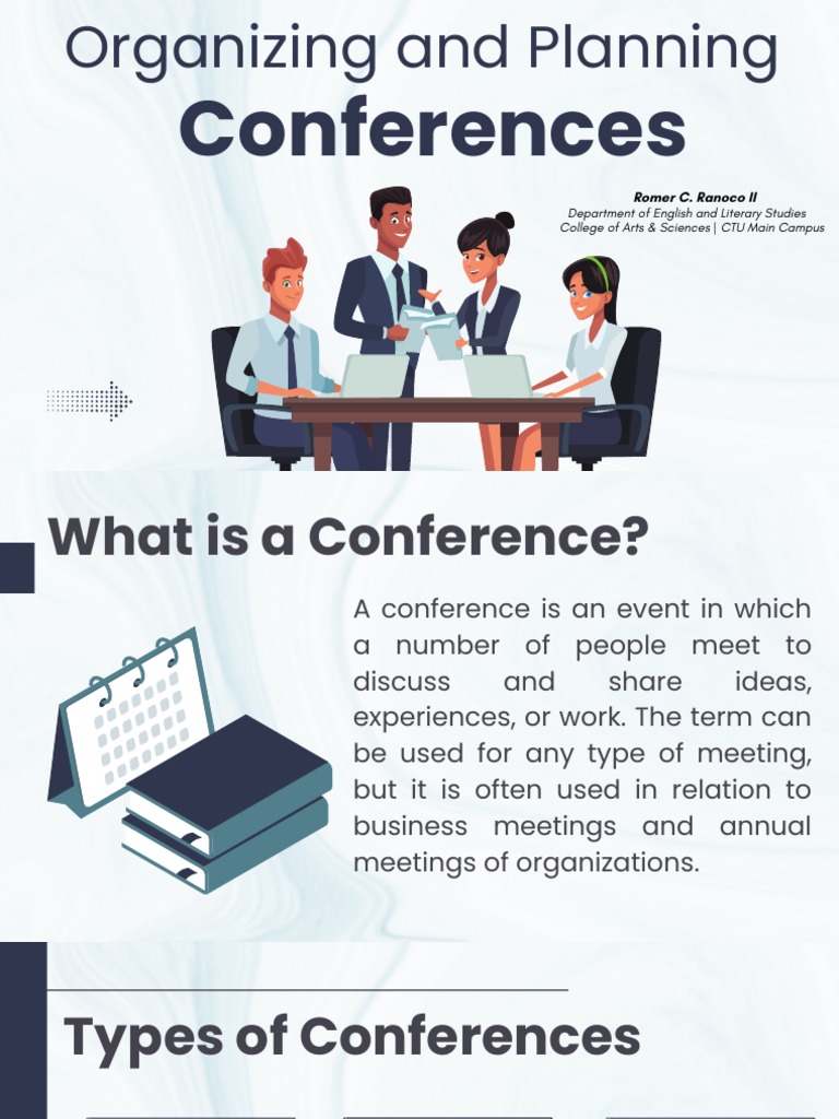 Organizing & Planning Conferences | PDF Organizing & Planning Conferences | PDF