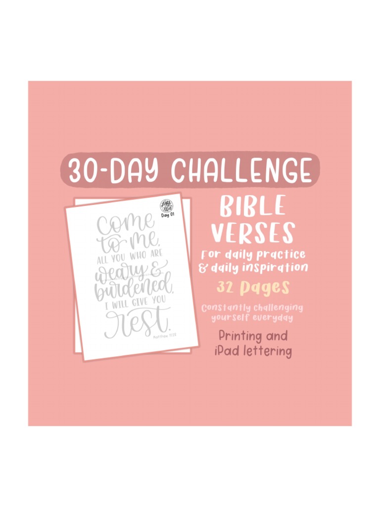 30DayChallenge BibleVerses | PDF