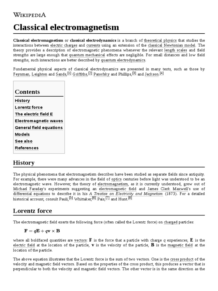 Classical_electromagnetism | PDF