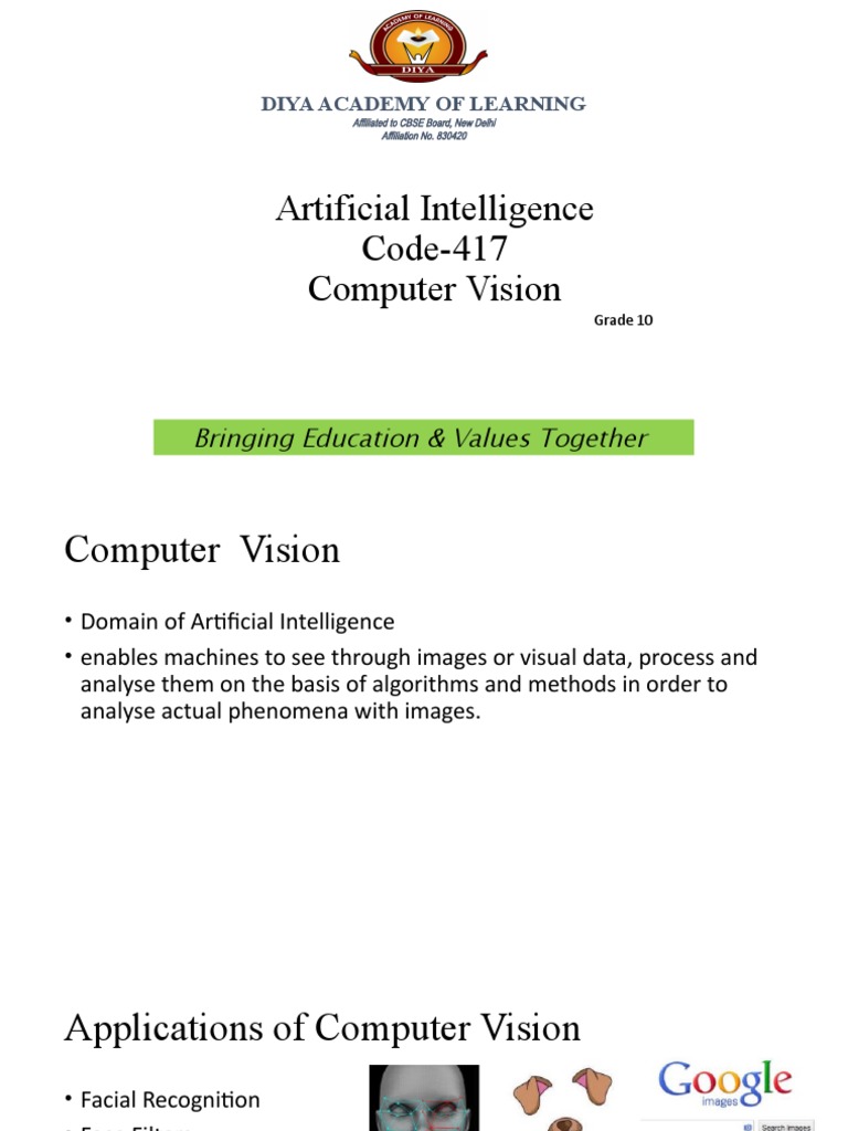 AI-Computer Vision | PDF | Computers