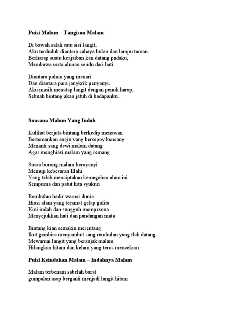 Puisi Pdf