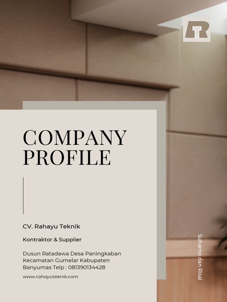 company profile CV Rahayu Teknik | PDF