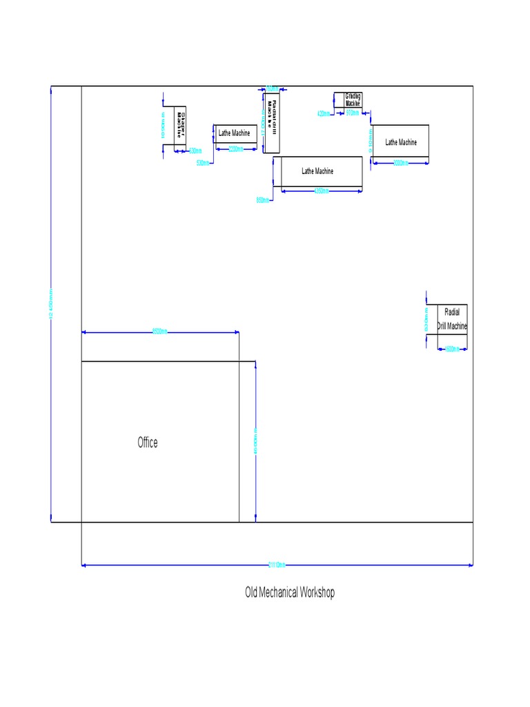 Old Workshop Layout-Model | PDF | Technology & Engineering
