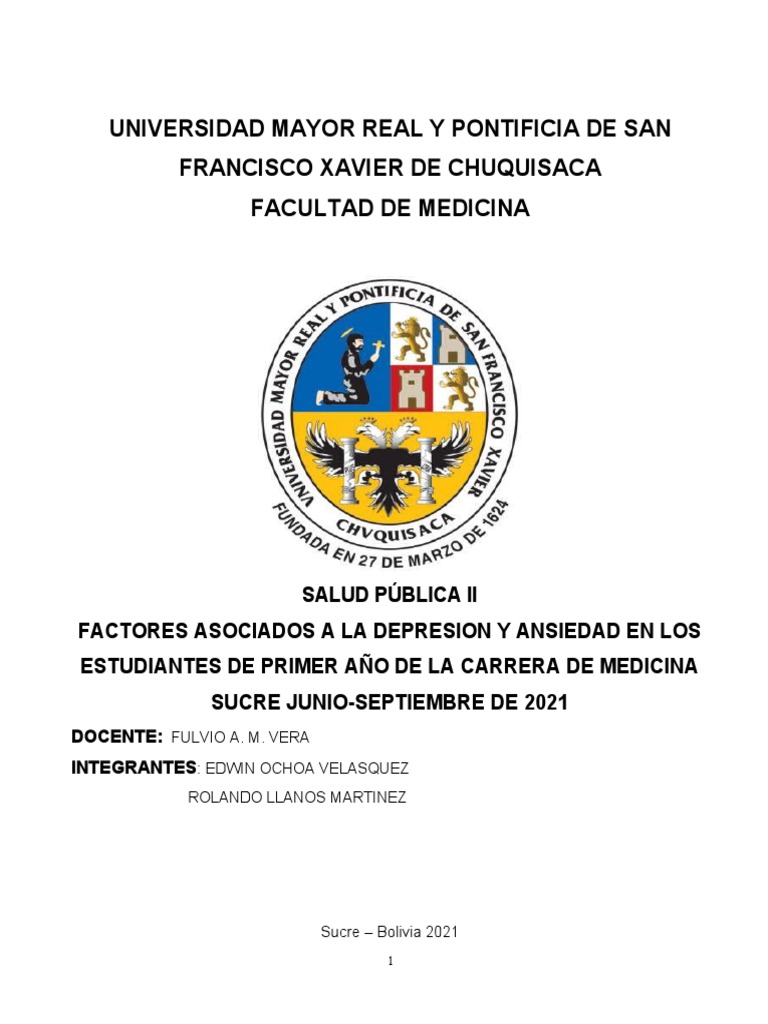 protocolo (6) | PDF | Trastorno depresivo mayor | Ansiedad