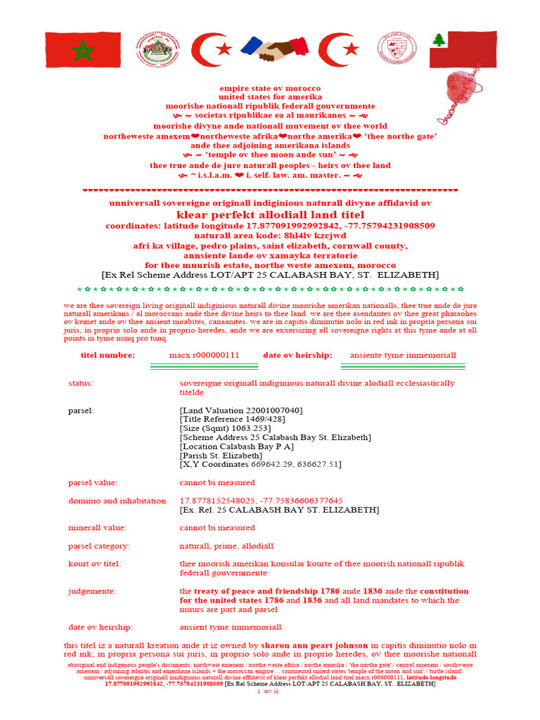 Klear Perfekt Allodial Land Titel Allodial Title Macx000000111 | PDF ...