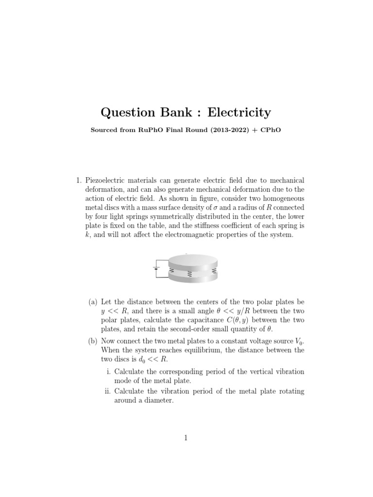 Electricity___Question_Bank-1 | PDF