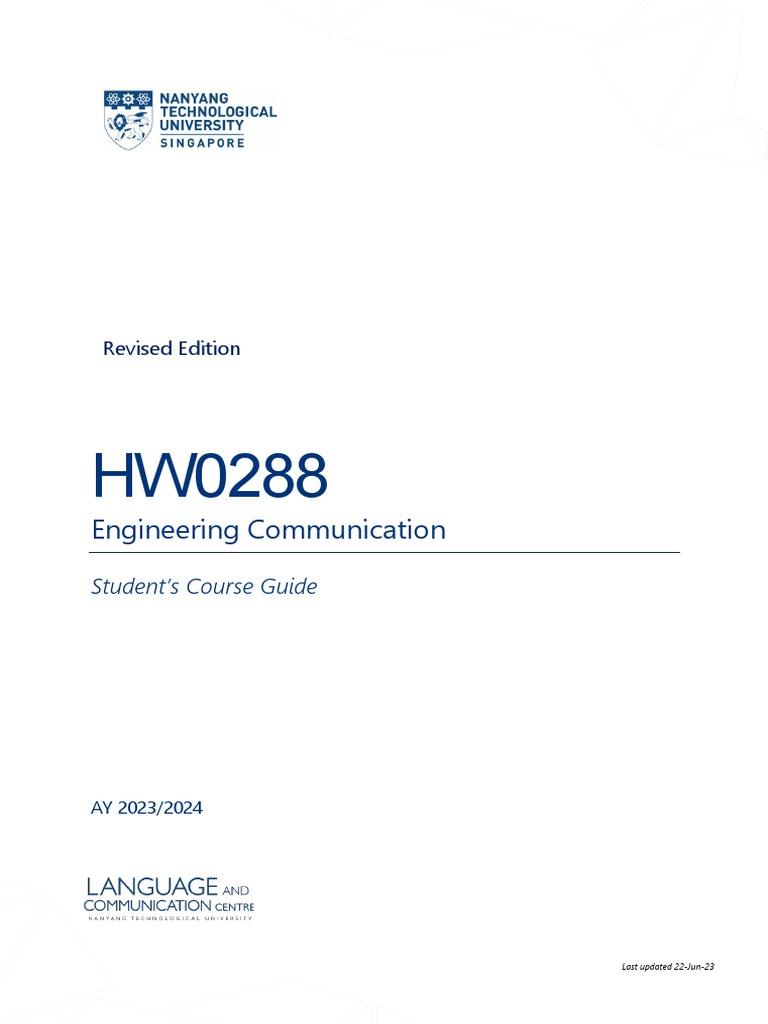 HW0288 - Student's Guide - 220623 | PDF