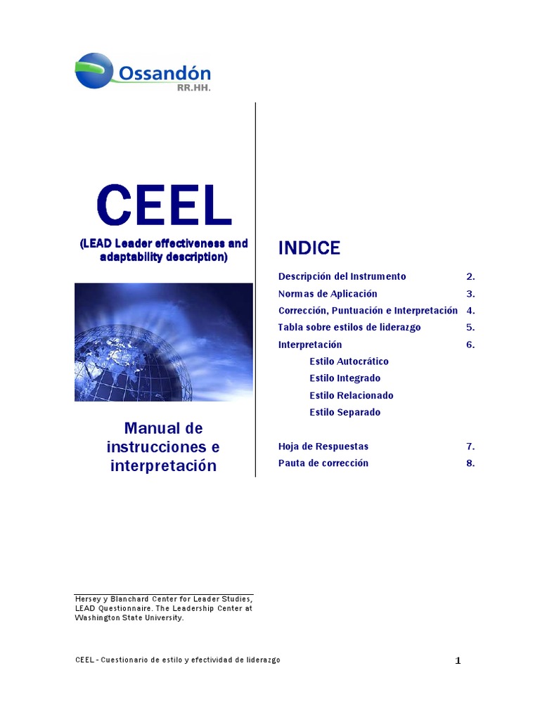 CEEL - Manual | PDF