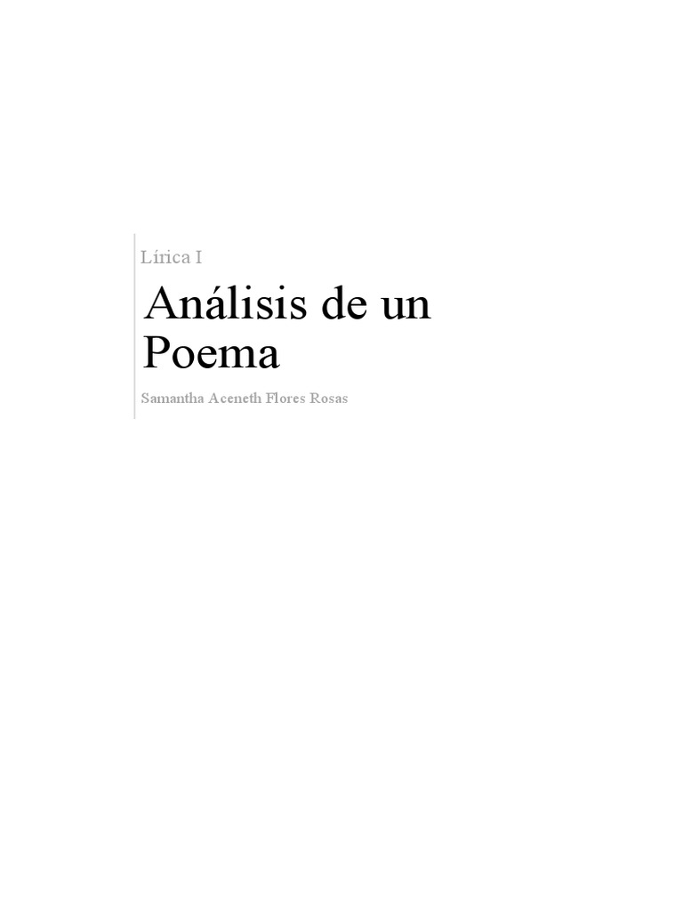 Análisis de "A veces" de Guillén | PDF | Poesía
