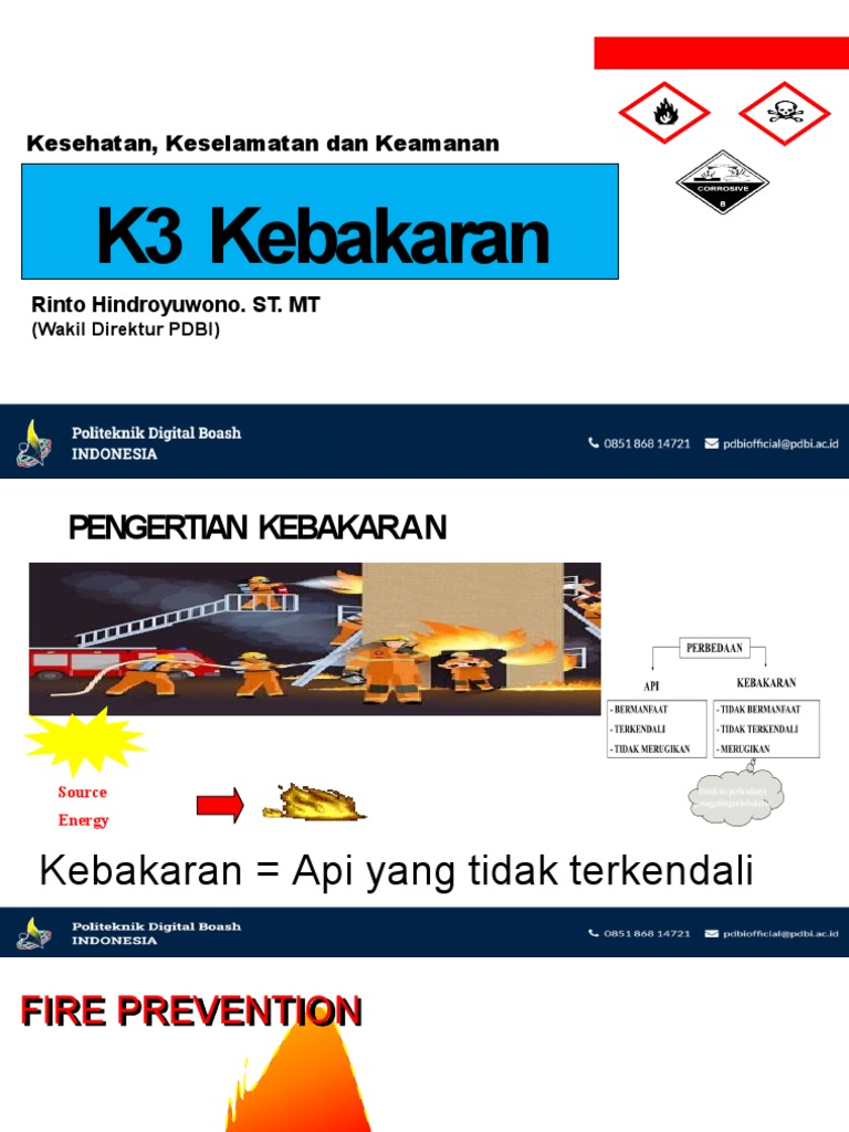 MATERI K3 Kebakaran | PDF