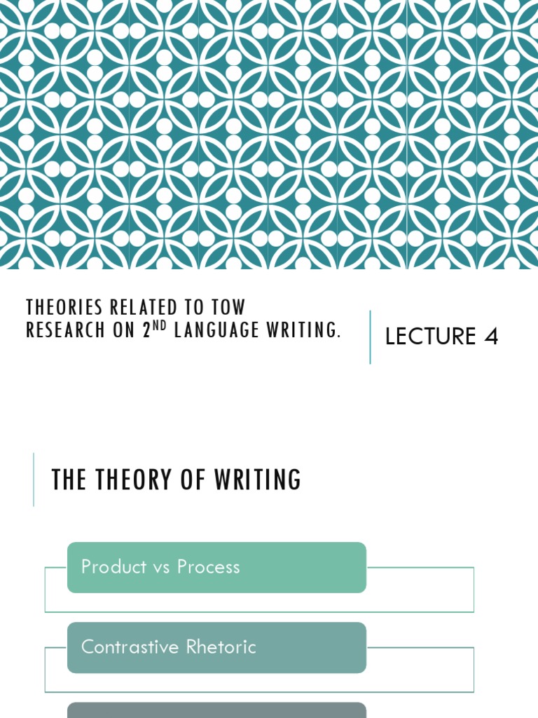 LECTURE 4 - Theories Related To TOW | PDF