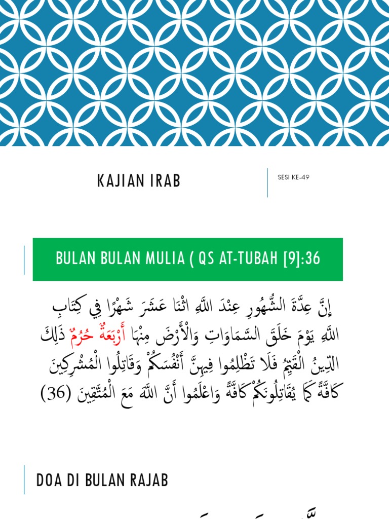 49 Irob Nama Bulan | PDF