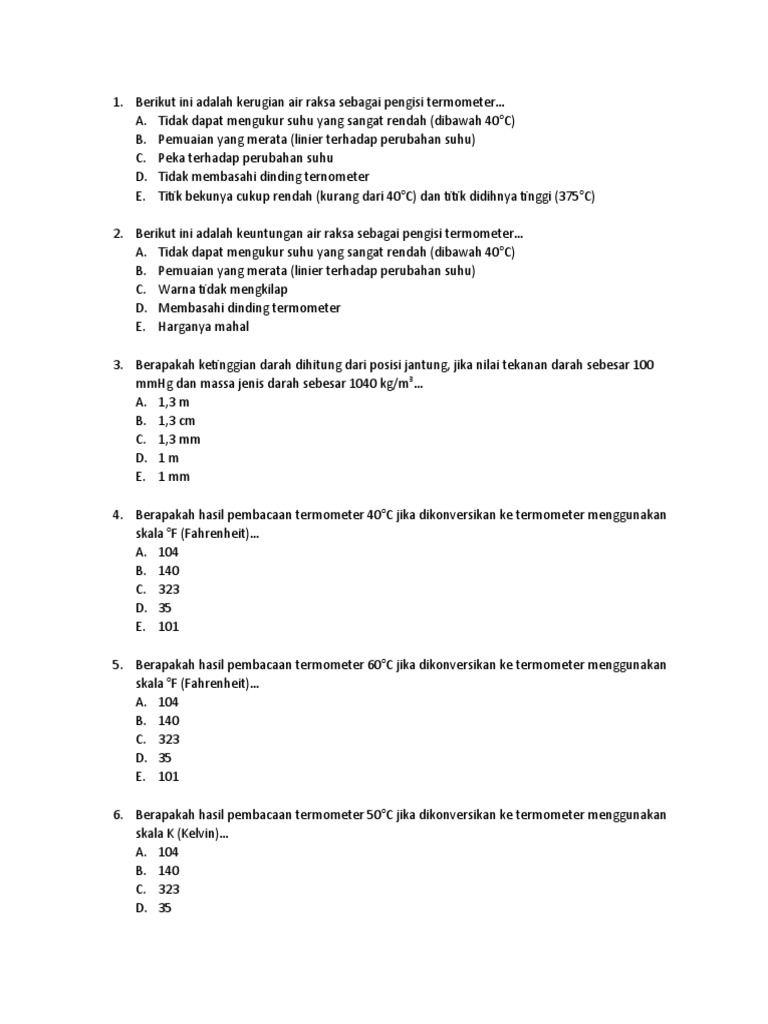Biomekanika Termo | PDF
