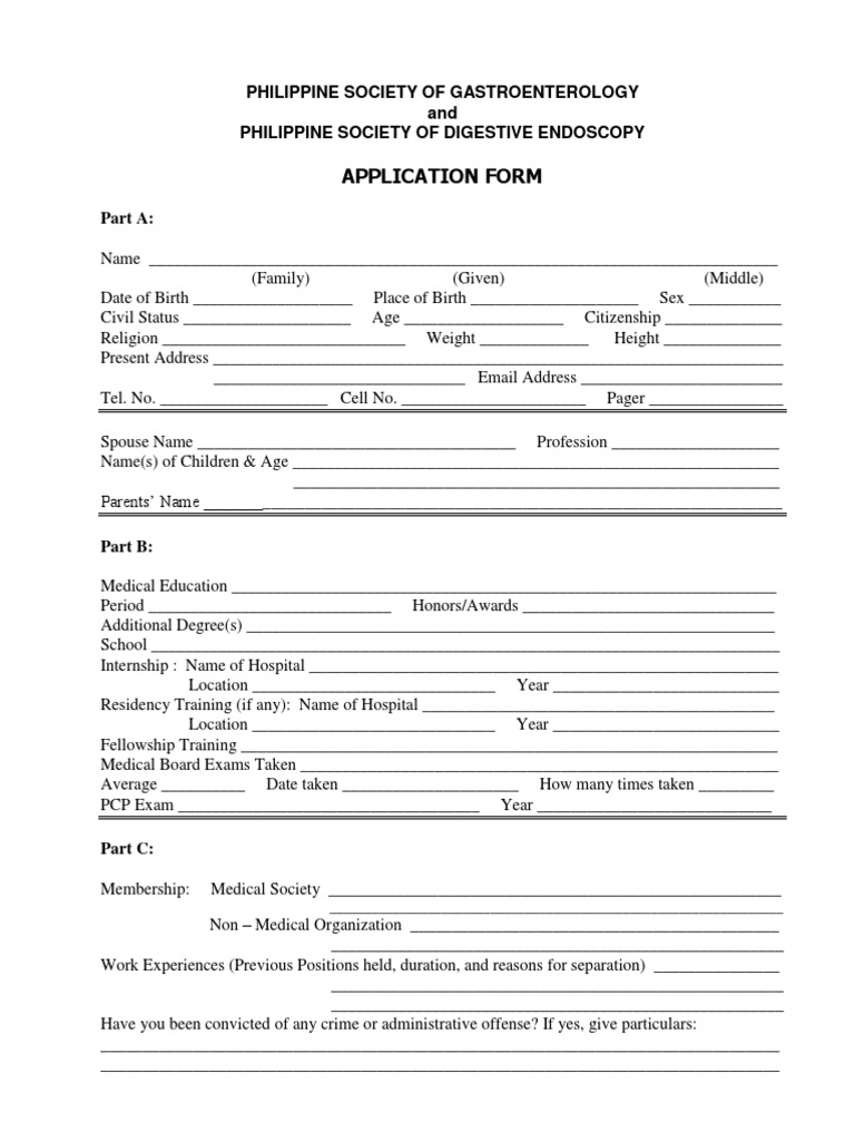 SB APPLICATION FORM | PDF