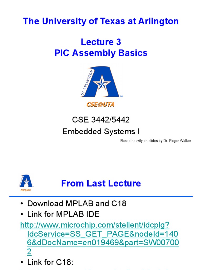 PIC Assembly | PDF | Assembly Language | Computer Hardware
