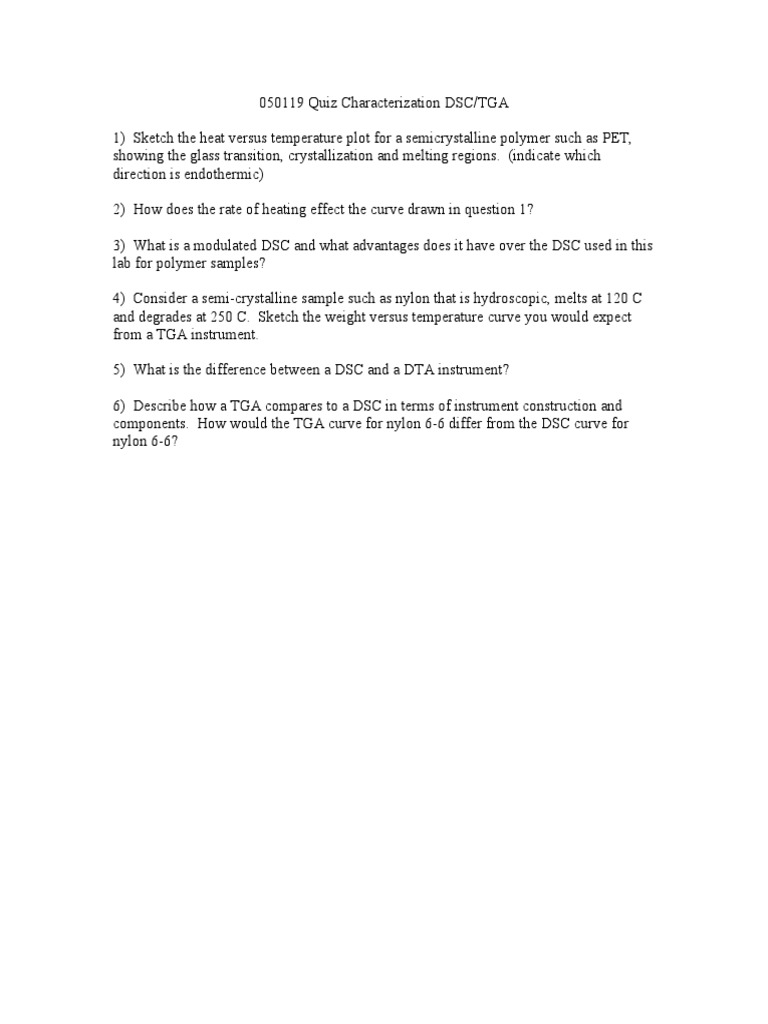 Quiz Characterization DSC | PDF | Teaching Methods & Materials ...